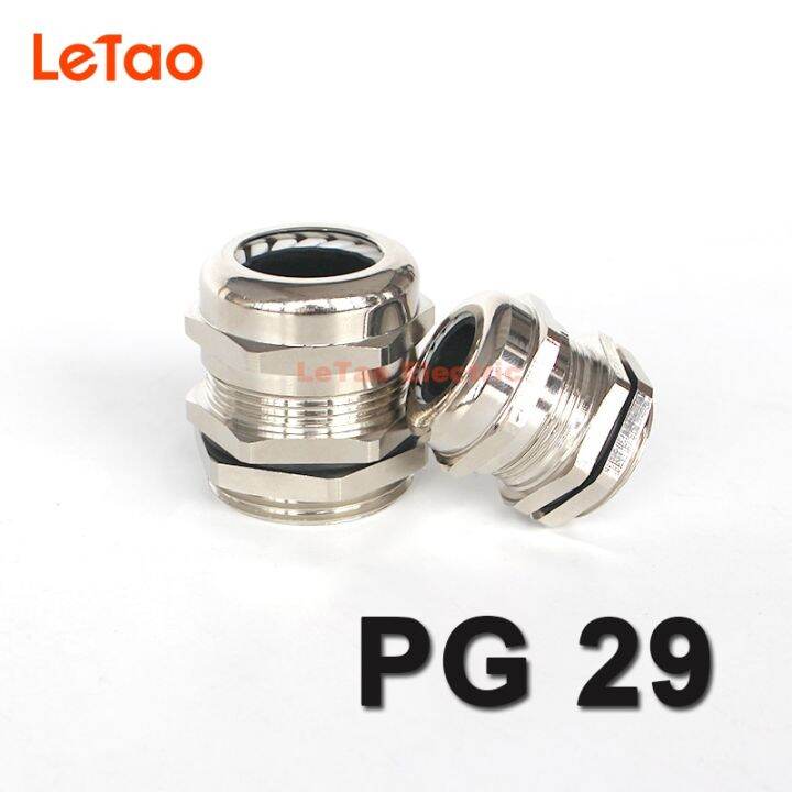 1ชิ้น/ล็อต PG29นิกเกิลทองเหลือง Cable Gland กันน้ำโลหะ IP68ลวดต่อมไฟฟ้า ...