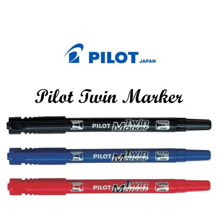 Pilot Pen Twin Head Permanent Marker | Lazada