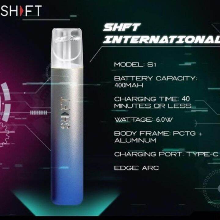 Authentic SHFT S1 Elite Device w/1 Pods (Relx Classic Compatible) Brand ...