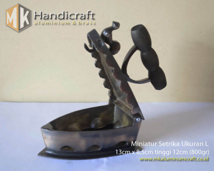 Miniatur Setrika Kuno 13cm Besar Vintage - Seterika Jadul Ayam Jago ...