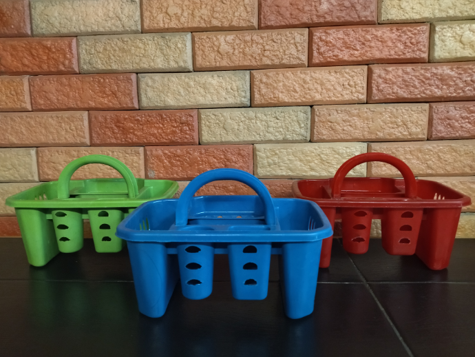 Plastic Soap Basket Soap Holder Tray 5 compartment | Lazada PH