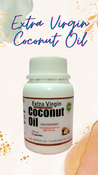 Original-Authentic Extra Virgin Coconut Oil (VCO)Softgel Capsules/70 ...