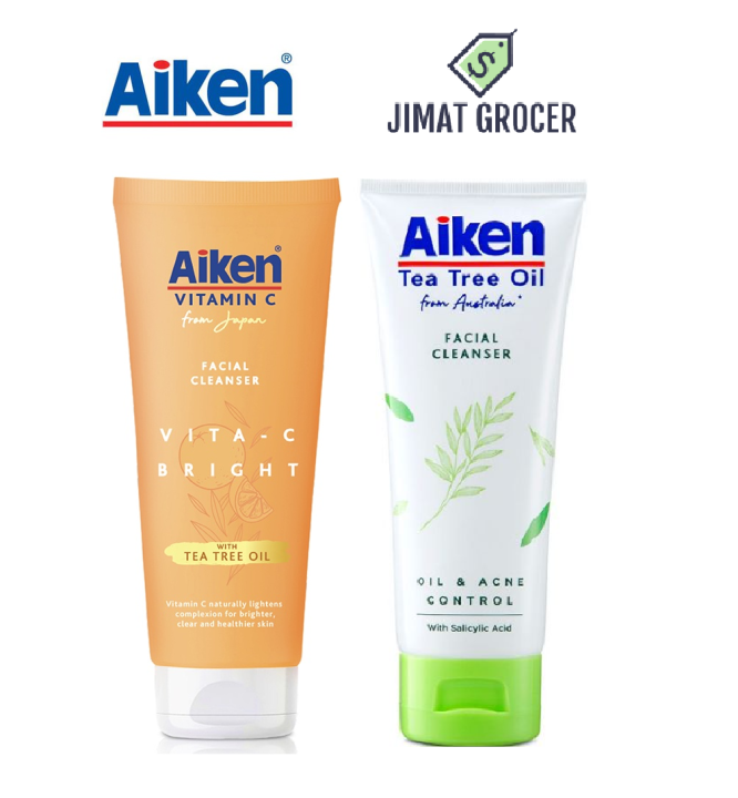 Aiken Tea Tree Oil Facial Cleanser 100g | Lazada
