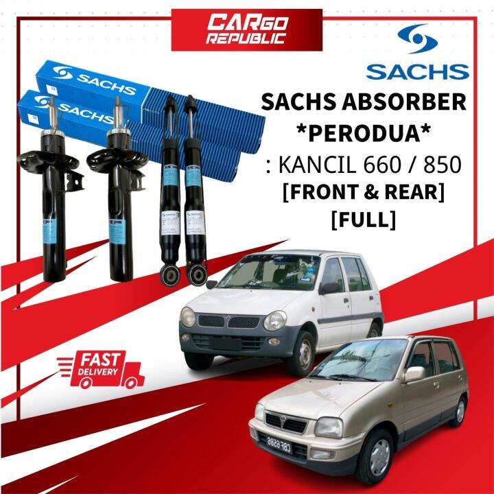 Sachs Perodua Kancil 660 / 850 Absorber Full Set / Front (Depan) / Rear ...