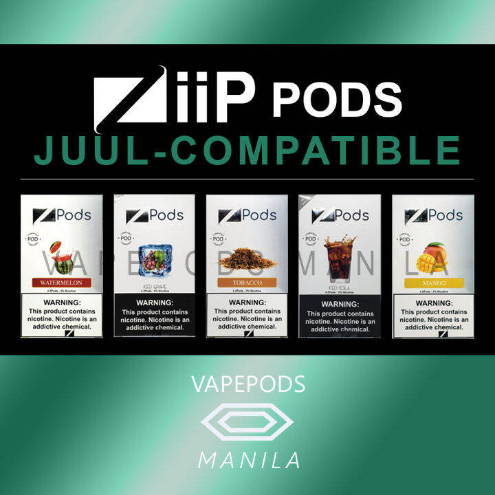 ZiiP Pods 5% - JUUL & Ziip Device Compatible Pods & Authentic | Lazada PH