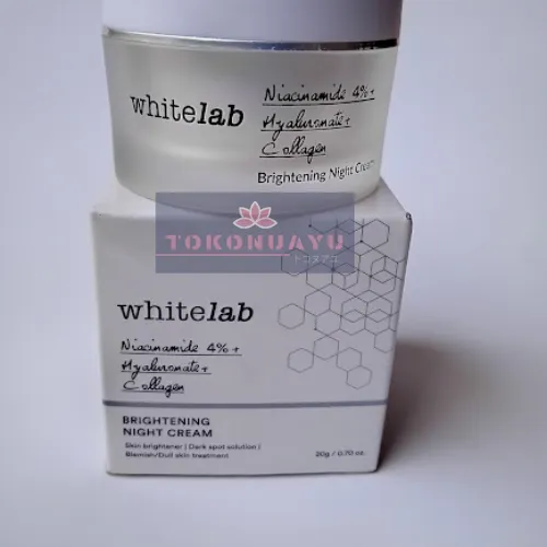 whitelab brightening night cream 20gr/whitelab Niacinamide 4% ...