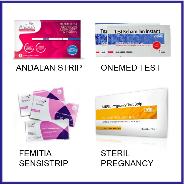 Testpack FEMITIA STERILL ONEMED ANDALAN STRIP Test Pack Tespek Alat Tes ...