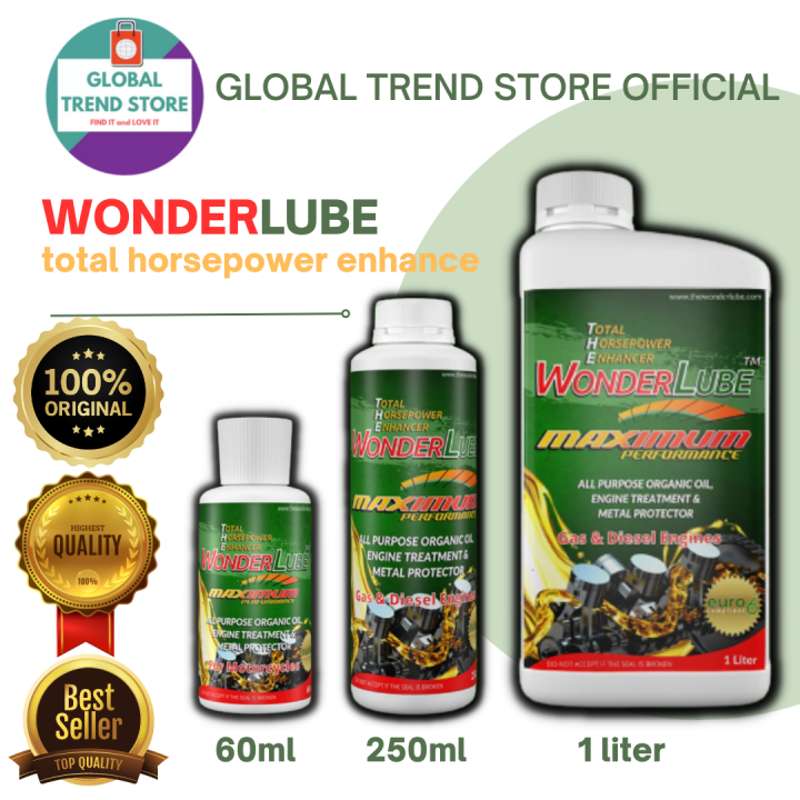 The Original Wonderlube Maximum Performance ENGINE OIL ADDITIVE FOR GAS ...