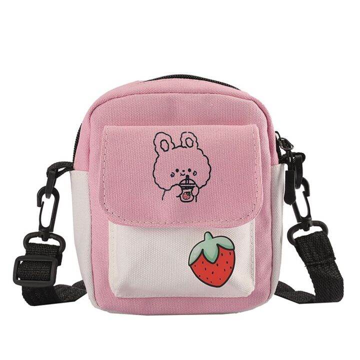 DFJHDFGE ลำลองแบบสบายๆ แฟชั่นสำหรับผู้หญิง สีคมชัด ผ้าใบแคนวาส กระเป๋า ...