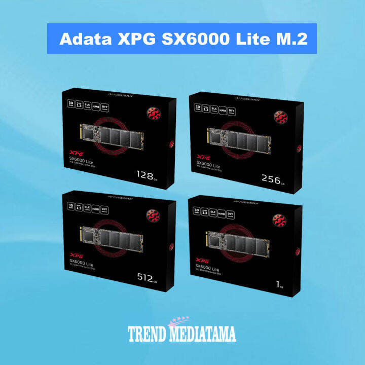 Hardisk Internal SSD Adata XPG SX6000 Lite M.2 128GB / 256GB / 512GB ...