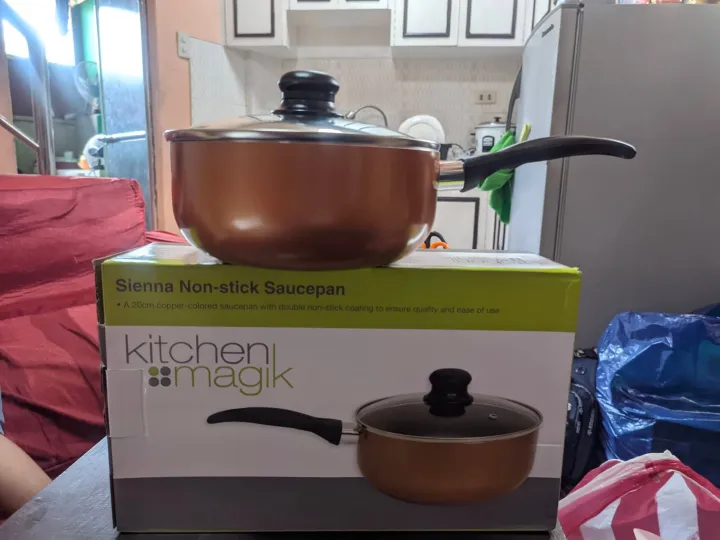 AVON KITCHEN MAGIK SIENNNA NON-STICK SAUCEPAN | Lazada PH