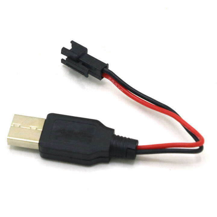 RC USB Charging 3.7V Lithium Batterys Charger Cable USB to JST /SM ...