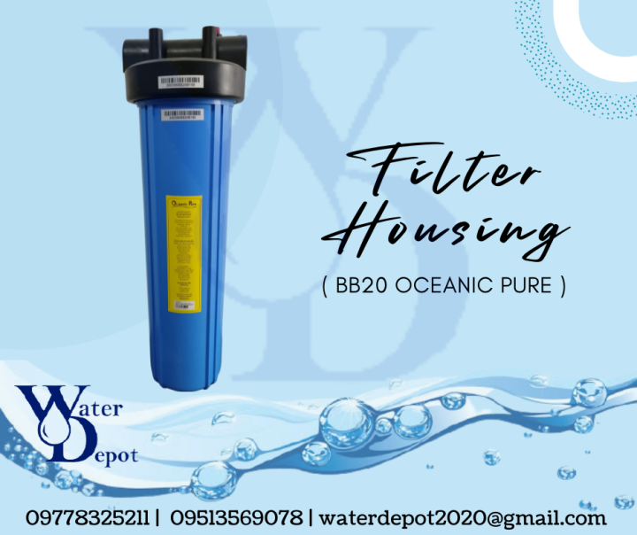 Blue Filter Housing Oceanic Pure BB20 | Lazada PH
