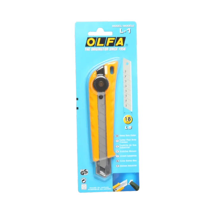 คัตเตอร์ใหญ่ อัลฟ่า OLFA No. L-1 จำนวน 1 แผง | Lazada.co.th