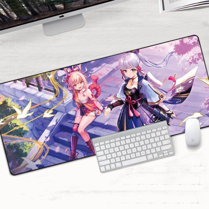 Genshin Impact Mouse Pad Yae Miko Hutao Gaming Accessories Mat Anime PC ...