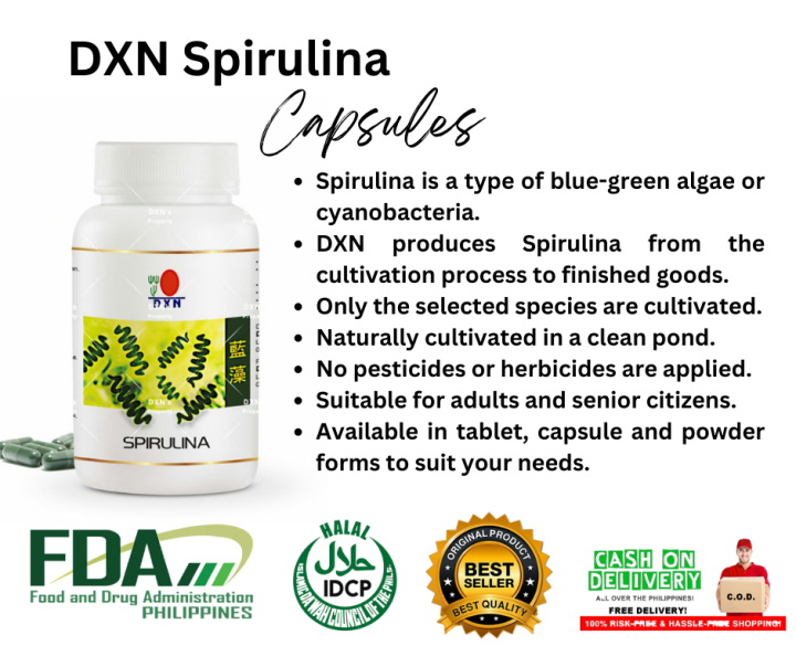 DXN Spirulina Capsule | Lazada PH