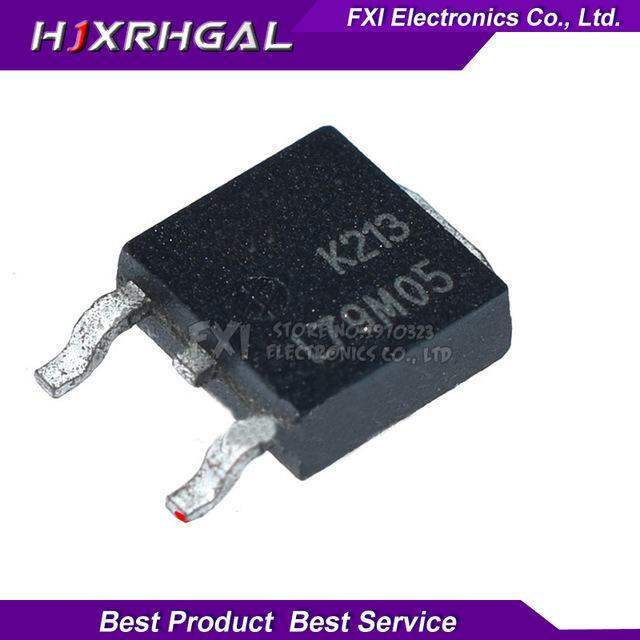 10pcs New MC79M05CDT 7905 79M05 Chip patch negative voltage regulator ...