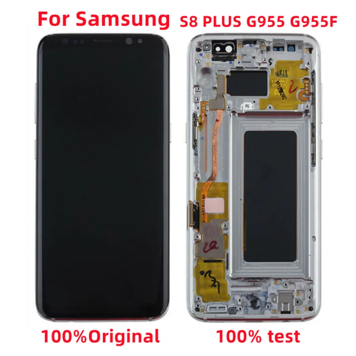 ข้อบกพร่องเดิมจอ LCD สำหรับ Samsung Galaxy S8 + S8บวก G955F G955 G955FD ...