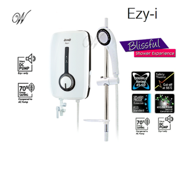 Alpha EZY-I Instant Shower Heater (Built-in pump) | Lazada