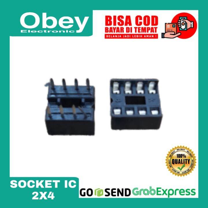 SOCKET IC 2X4 SOKET IC 8 PIN / PER 3 Pcs | Lazada Indonesia