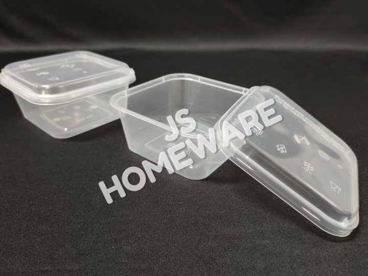 SQ450 Square Plastic Disposable Food Container (50pcs+-) | Lazada