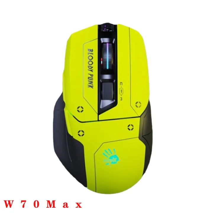 A70/W70 Max Bloody Professinal Wired Gaming Mouse 10000 Dpi RGB Light ...
