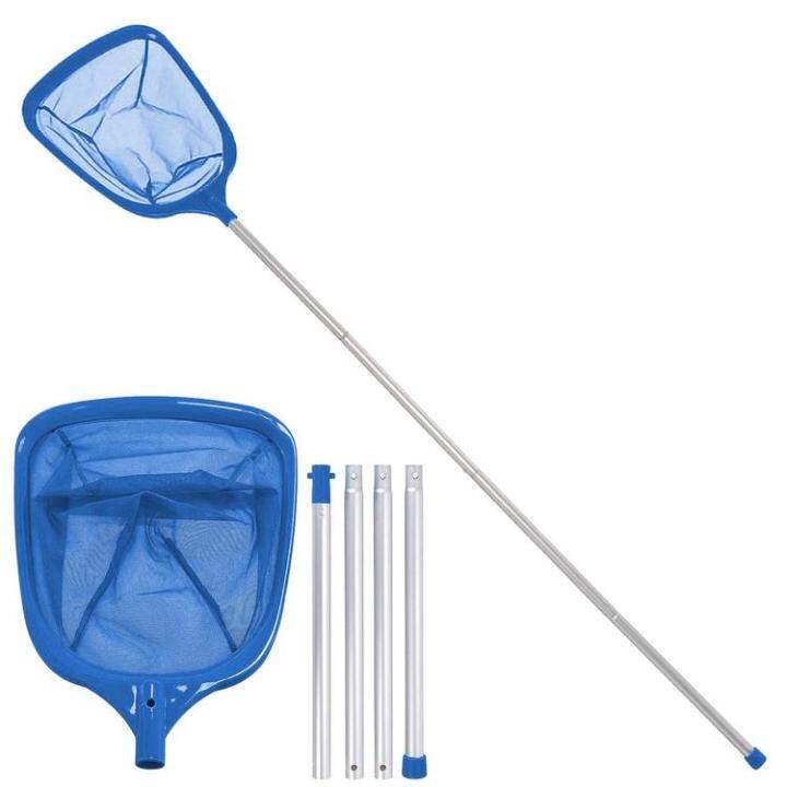 Pool Skimmer Net Telescopic Swimming Pool Cleaner Supplies Essential ...