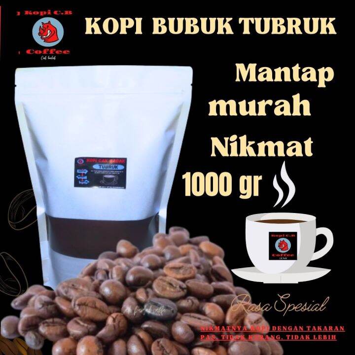 Kopi Bubuk Tubruk isi 1 kg Kopi Hitam Nikmat Murah | Lazada Indonesia
