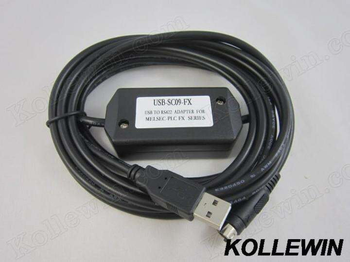 Usb-sc09-fx Usb Plc Programming Adapter For Fx Series Replace Fx-232aw Module Usb-sc09fx ...