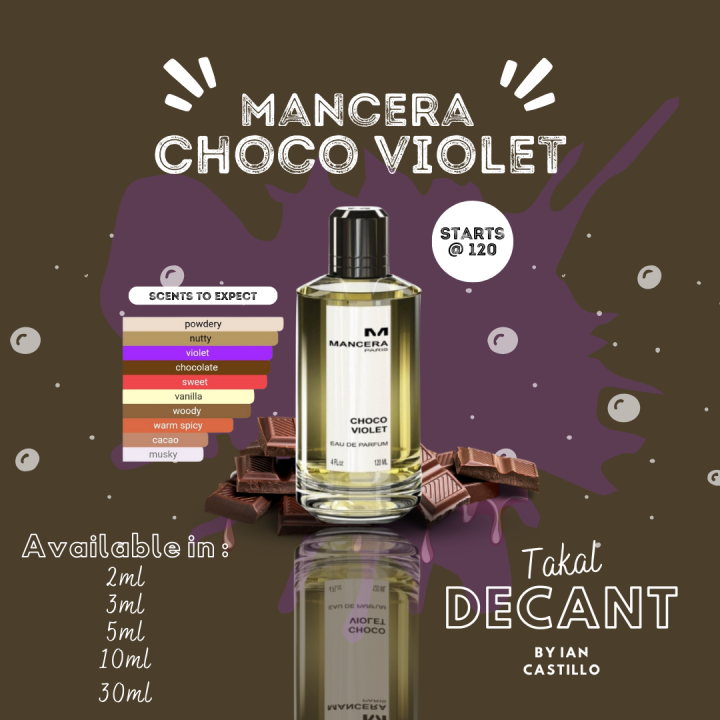 Mancera Choco Violet (DECANT) 1/2/3/5/10ml | Lazada PH