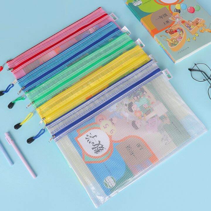 【CC】 A5 A6 Plastic Folder File Envelope Poly Stationery Storage ...