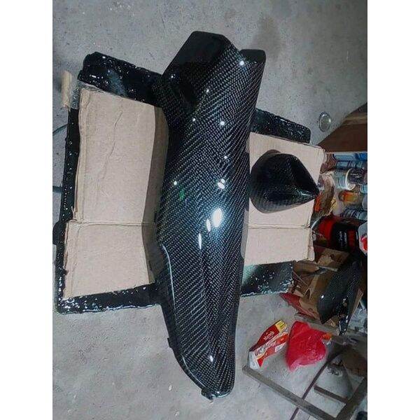 raider 150 reborn carbon fiber center leg shield (batok) | Lazada PH