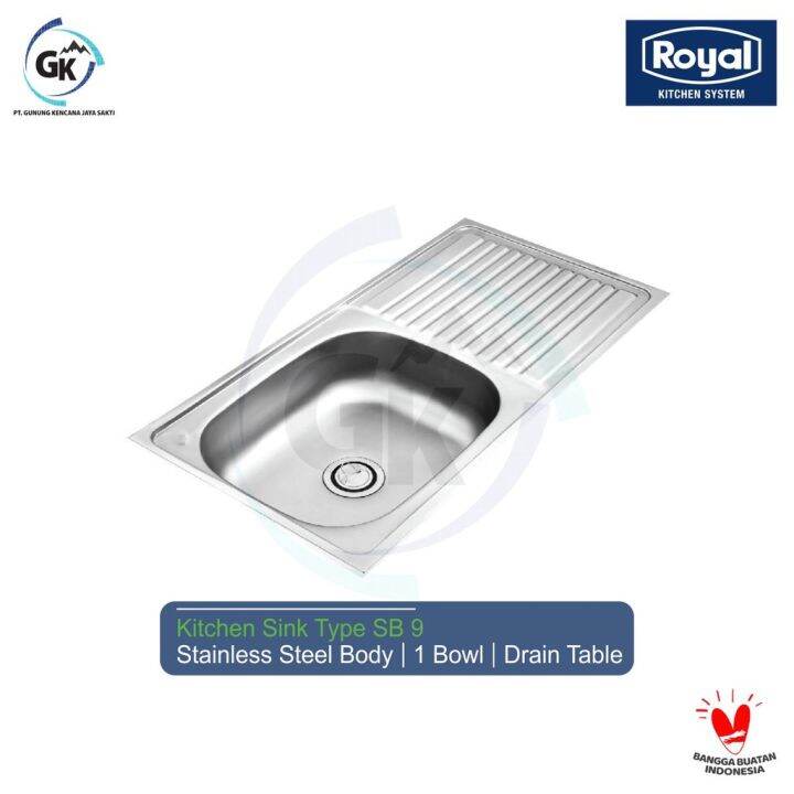 BAK CUCI PIRING KITCHEN SINK MERK ROYAL SB 9 | Lazada Indonesia