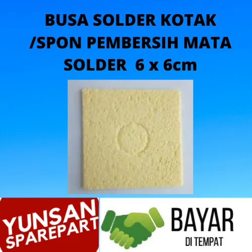BUSA SOLDER KOTAK /SPON PEMBERSIH MATA SOLDER 6 x 6cm | Lazada Indonesia