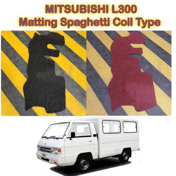 Mitsubishi L300 Spaghetti coil type carmat Customized rubber car mat ...