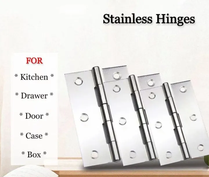 STAINLESS STEEL HINGES (BISAGRA) | Lazada PH