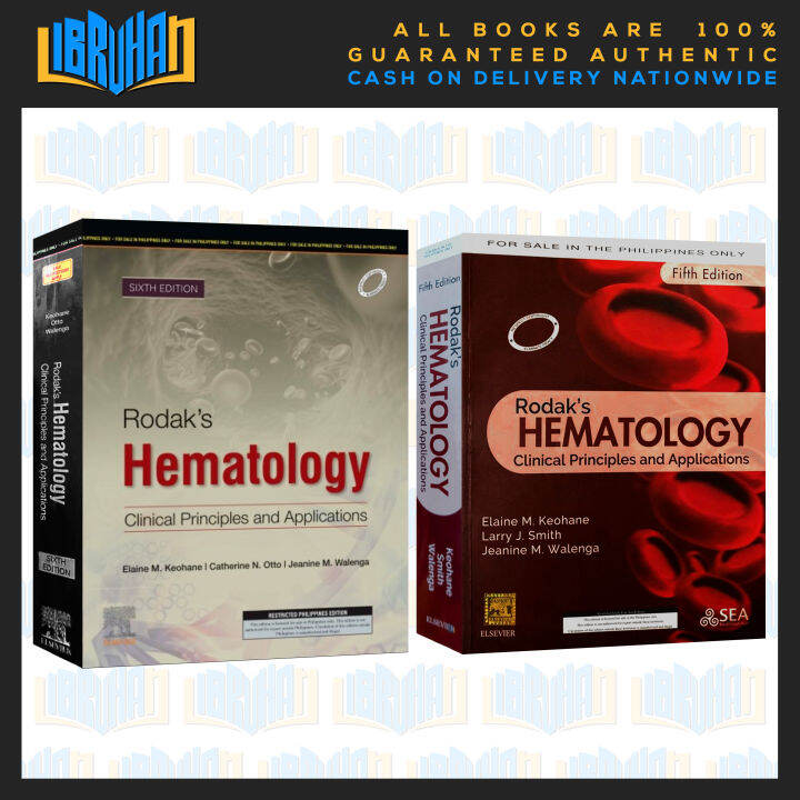 RODAK'S HEMATOLOGY Clinical Principles and Applications Fifth & Sixth ...