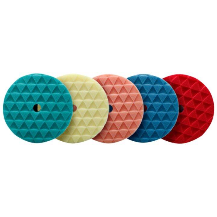 Polishing Pads, 5Pc 6 Inch Backing Plate Compound Sponge Pads Cutting ...