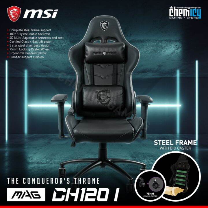 MSI MAG CH120I Gaming Chair / Kursi Gaming | Lazada Indonesia