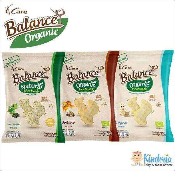 (Combo Pack of 3)Balance Organic Rice Snack 25gm | Lazada
