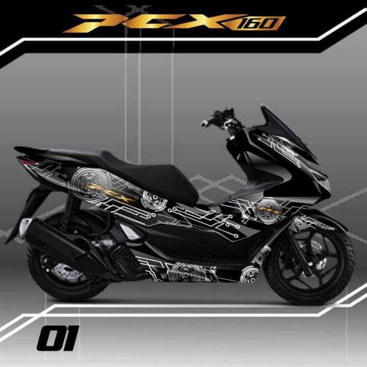 decal pcx 160 full body sticker variasi moator honda pcx new | Lazada ...