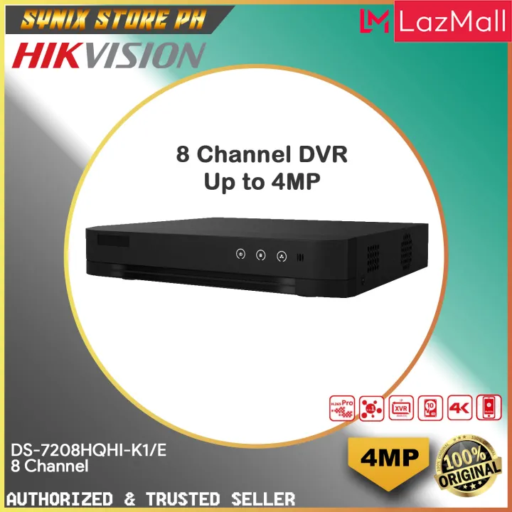 Hikvision CCTV Camera System DVR up to 4mp 8 Channel (No HDD included ...