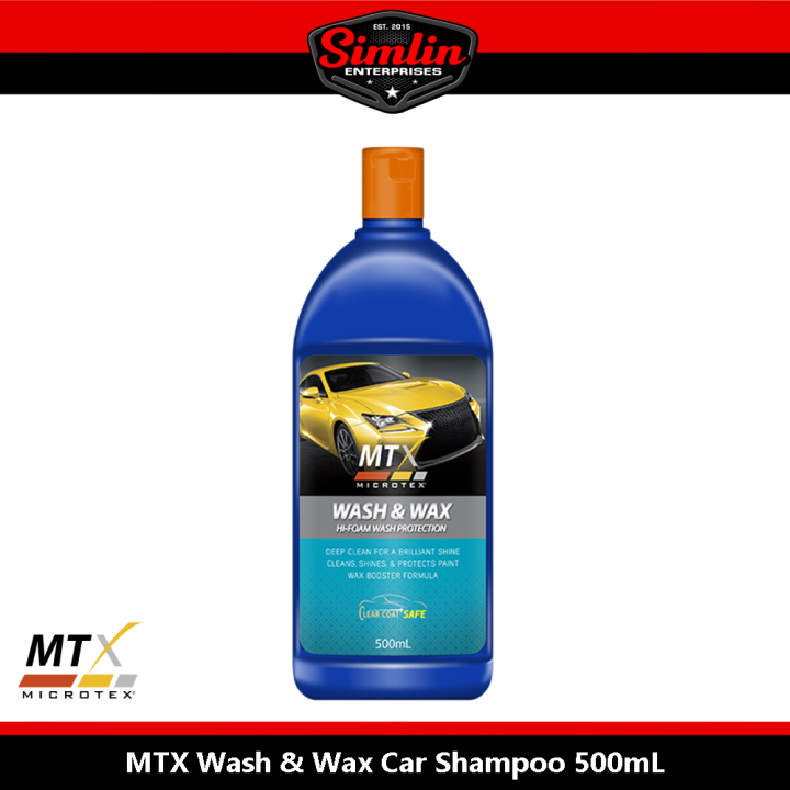 Microtex MTX Wash and Wax Shampoo 500ml | Lazada PH