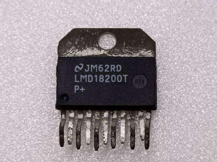 LMD18200T Motor Driver/Controller, Half Bridge, 12V to 55V supply, 55V/3 A/2 Outputs, TO-220-11 ...