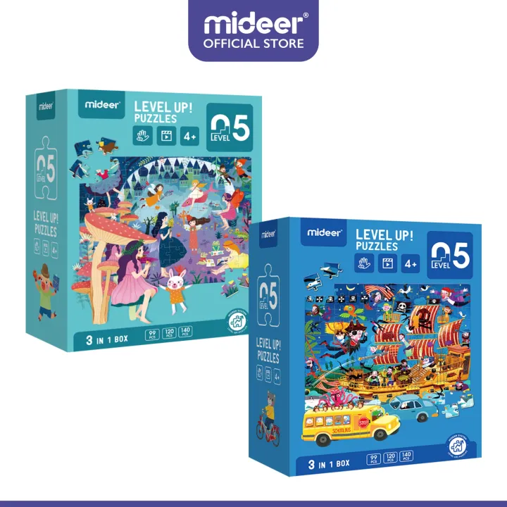 Mideer Level Up Puzzle - Level 5 | 4Y and Up | Lazada PH