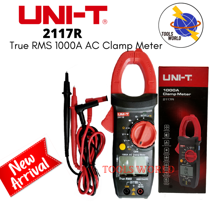 UNI-T 2117R True RMS 1000A AC Clamp Meter- Original-1 Year Warranty ... UNI-T 2117R True RMS 1000A AC Clamp Meter- Original-1 Year Warranty ...