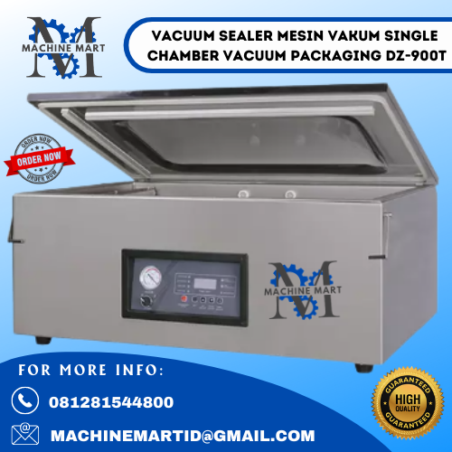 Mesin Vacuum Sealer Mesin Vakum Single Chamber Vacuum Packaging DZ-900T ...