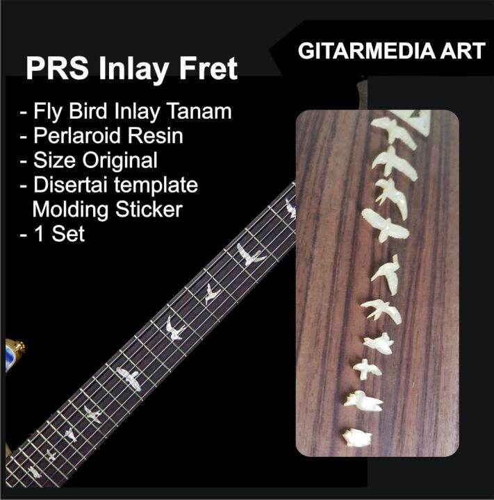inlay fret gitar original prs motif kerang | Lazada Indonesia