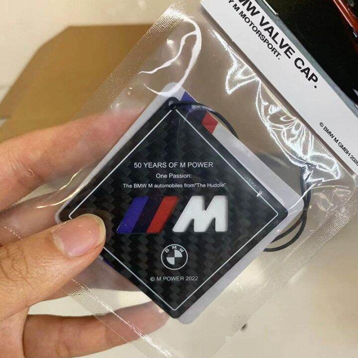BMW 50th Anniversary Ornament 3D Carbon Fiber Advanced Fragrance Chip ...