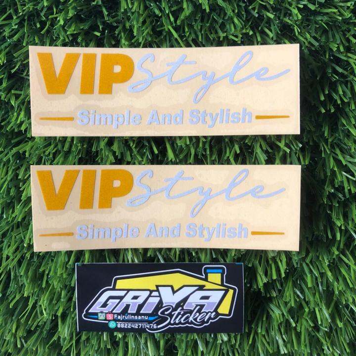 Stiker VIP* STYLE sticker cutting | Lazada Indonesia